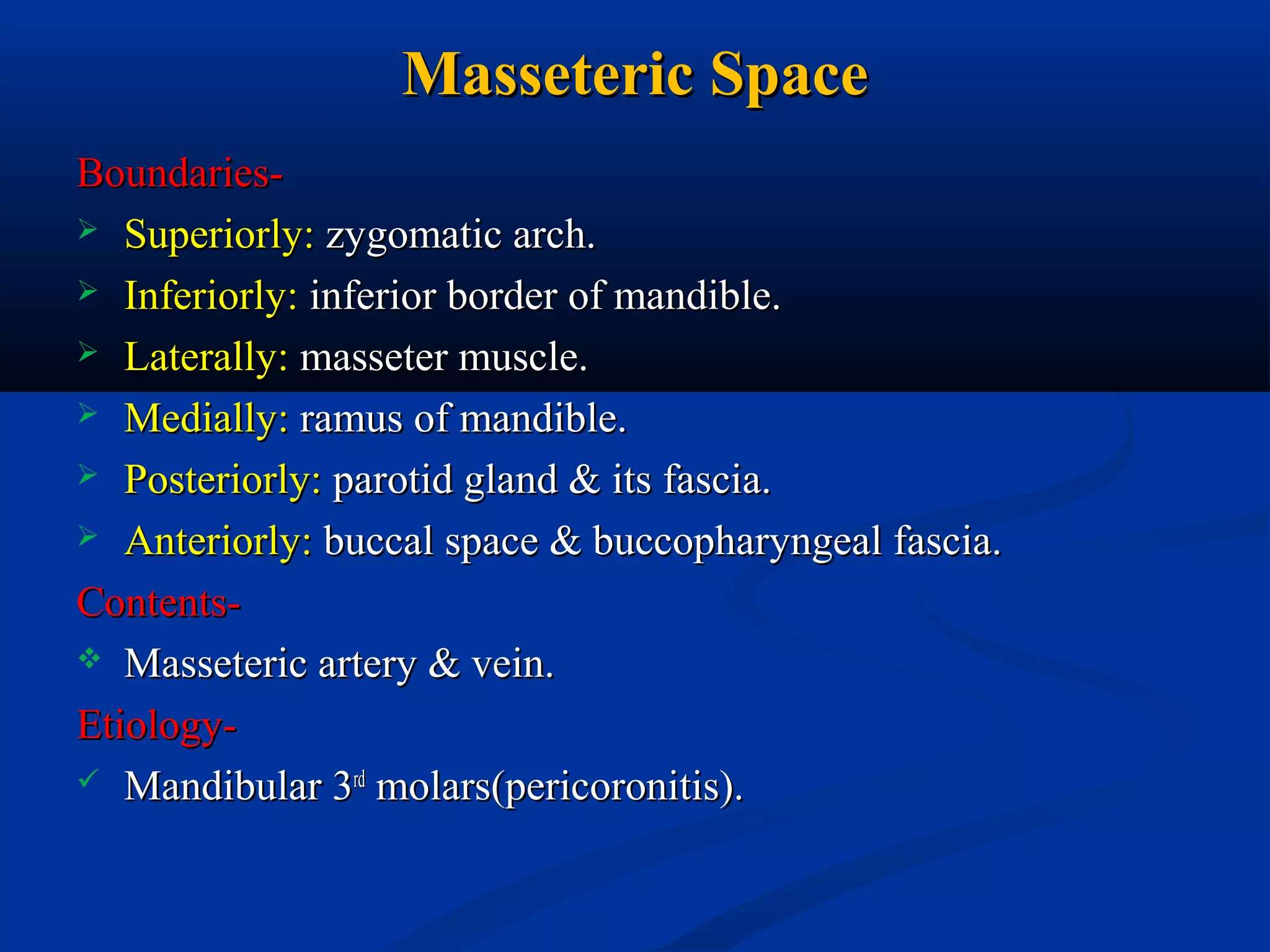 Fascial space & infections | PPT