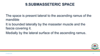 FASCIAL SPACES OF THE HEAD AND NECK ANATOMY AND SURGICAL ACCESS.pptx