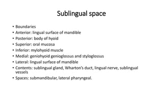 Fascial Spaces in the Head & Neck | PPTX
