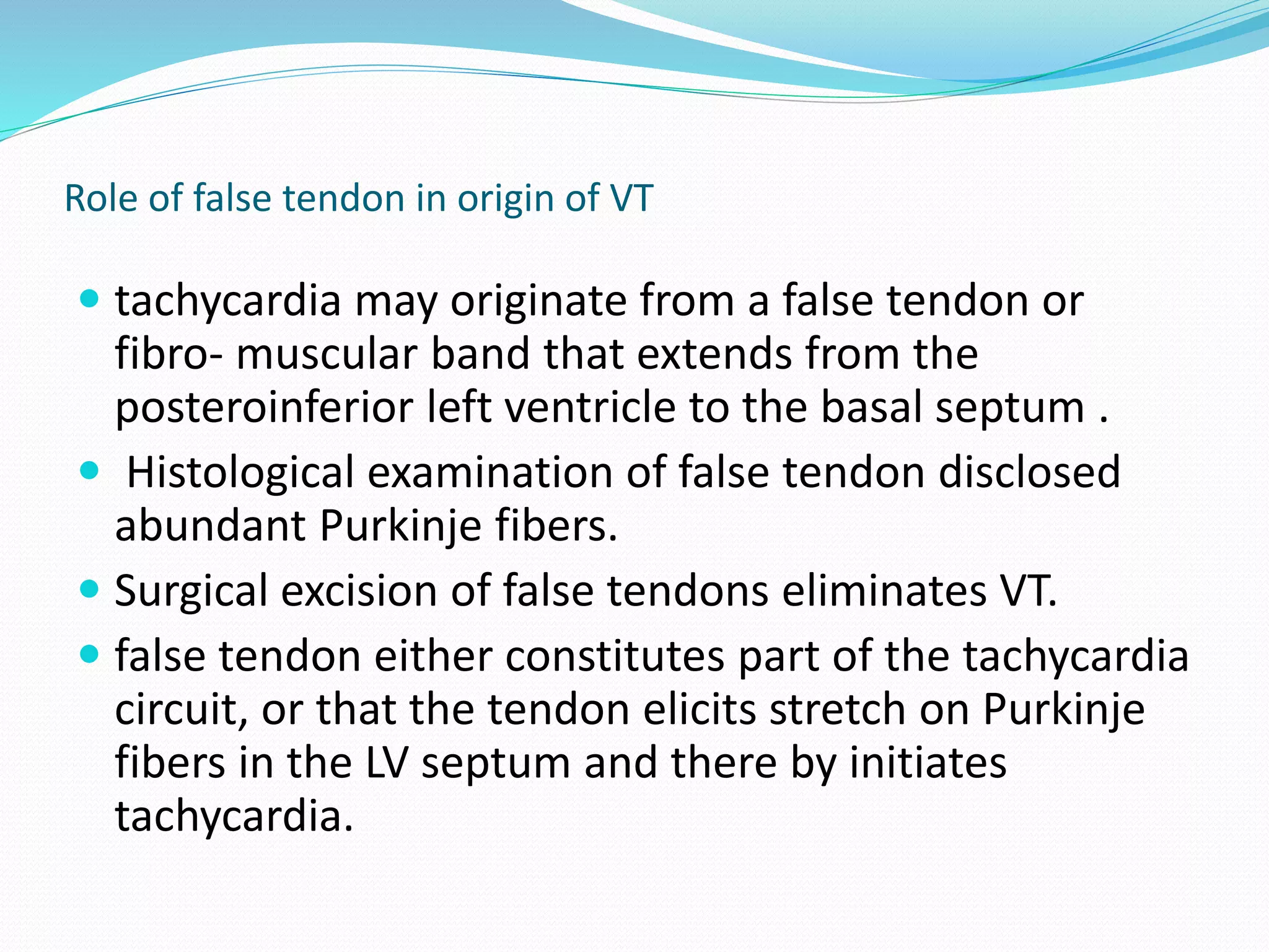 FASCICULAR VENTRICULAR TACHYCARDIA( VT) | PPTX | Heart and ...