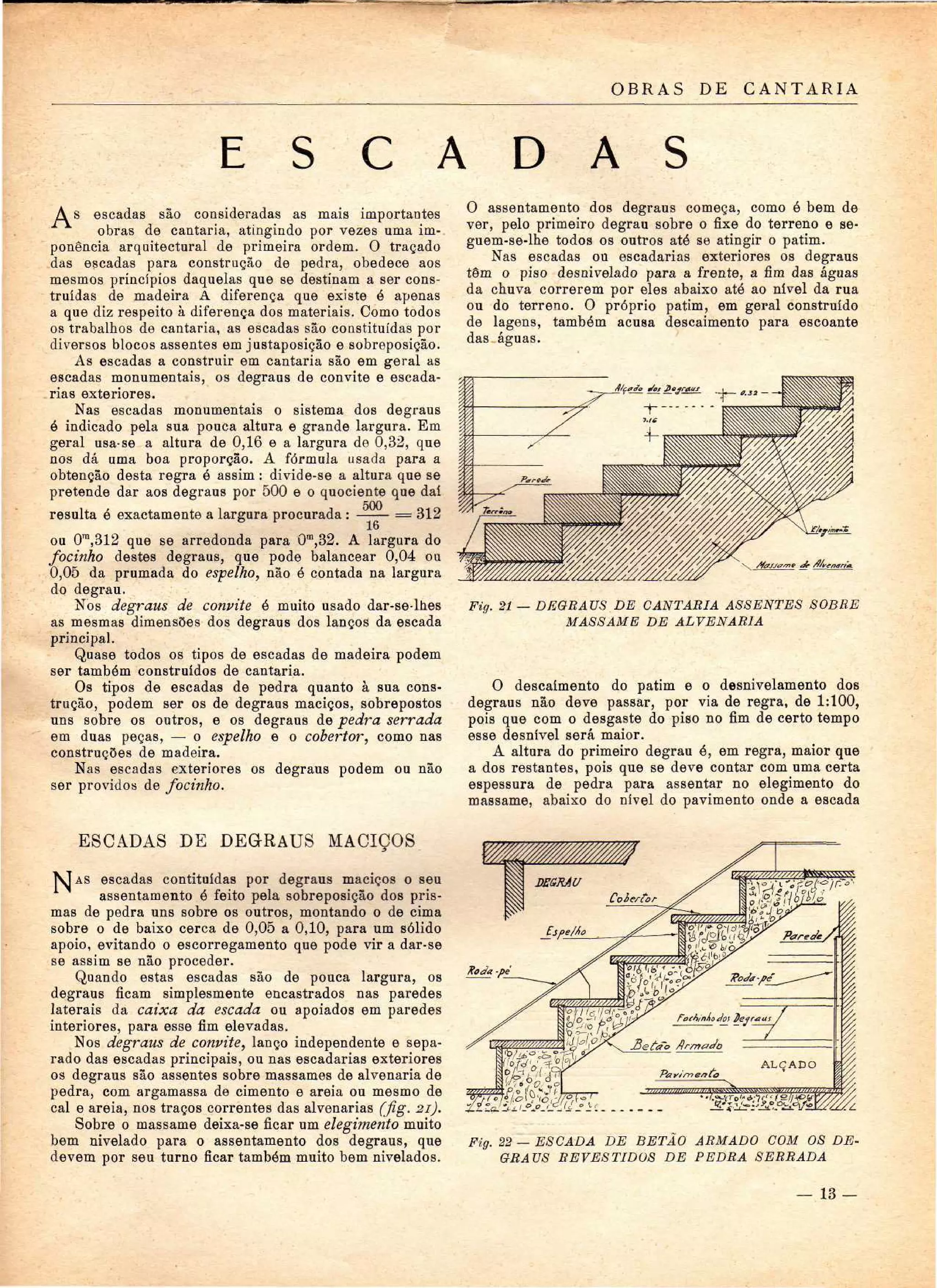 Fasciculo 16 obras de cantaria | PDF