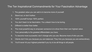 Fascination Advantage System: How the World Sees You | PPTX