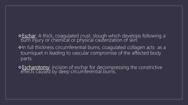 Fasciotomy & Escharotomy | PPTX