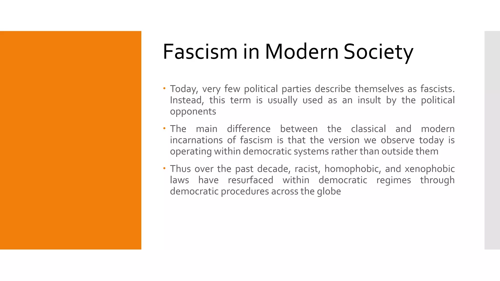 Fascism - The History and Evolution, Its relevance in the modern world ...