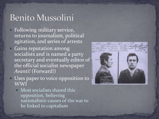 Fascism & Mussolini | PPTX