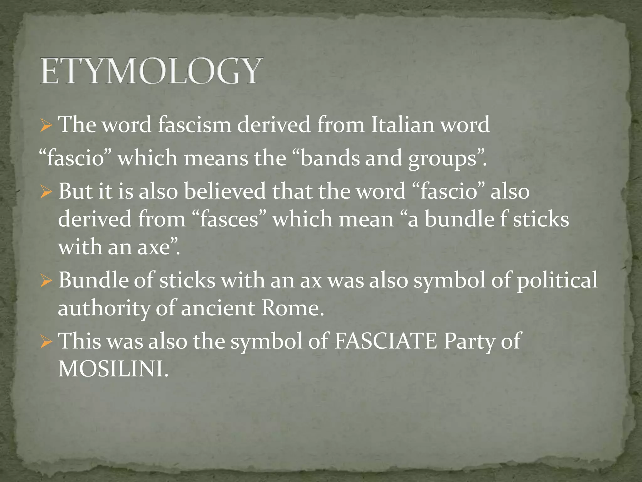 Fascism introduction | PPTX