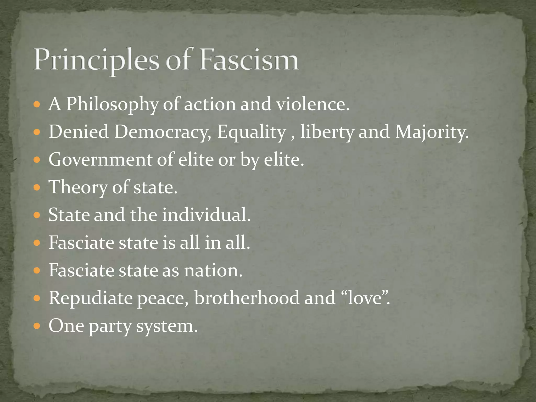 Fascism introduction | PPTX