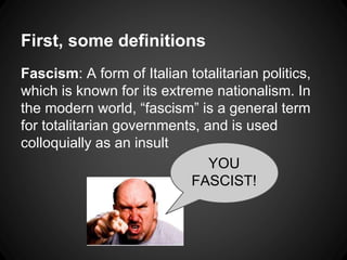 Fascism and Nazism | PPTX
