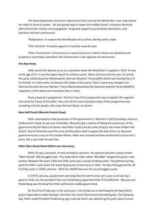 Fascism in germany | DOC