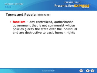 Fascism in italy | PPT