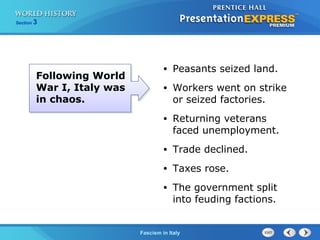Fascism in italy | PPT