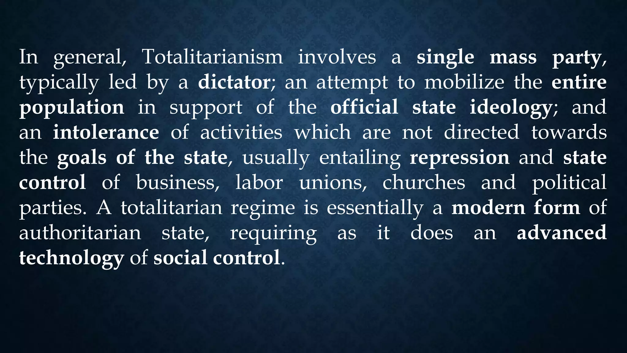 Fascism vs totalitarianism | PPTX
