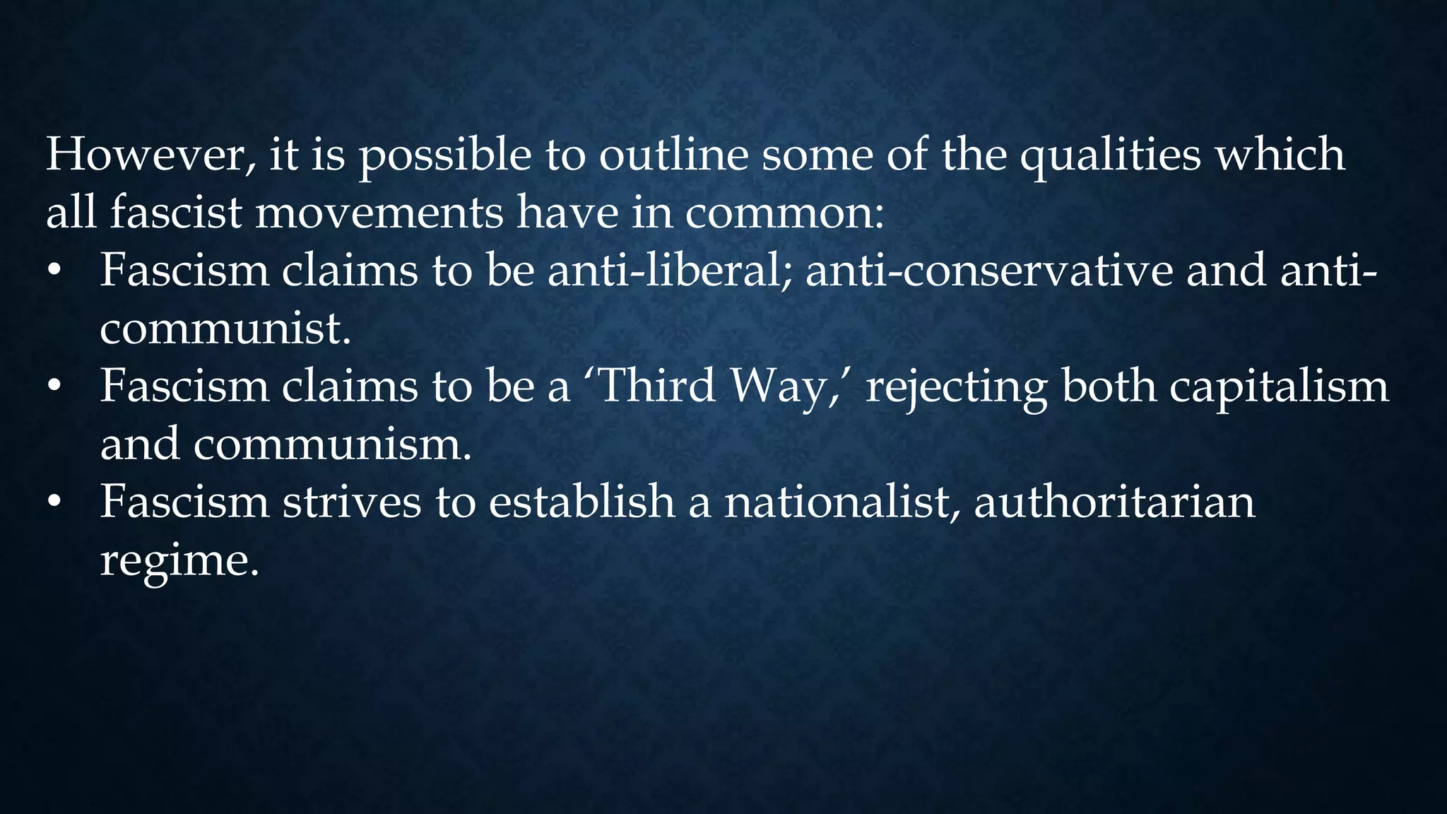 Fascism vs totalitarianism | PPTX