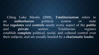Fascism vs totalitarianism | PPTX