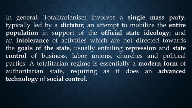 Fascism vs totalitarianism | PPTX