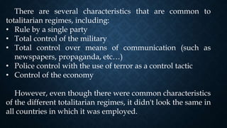 Fascism vs totalitarianism | PPTX
