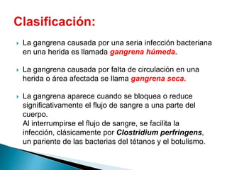 Fascitis gangrena | PPTX