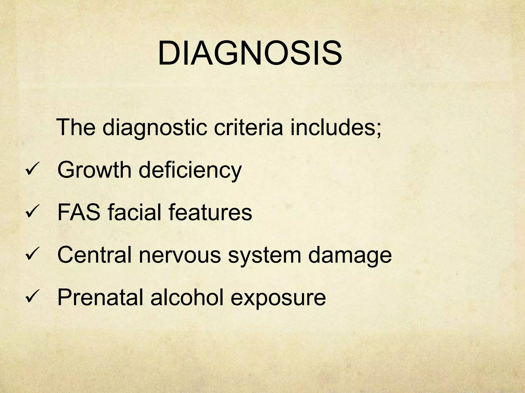 Fetal alcohol syndrome | PPTX