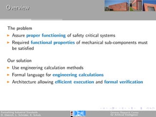 FASE 2011 - Formalizing and Operationalizing Industrial Standards | PDF