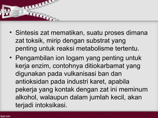 Fase kerja toksikan | PPT
