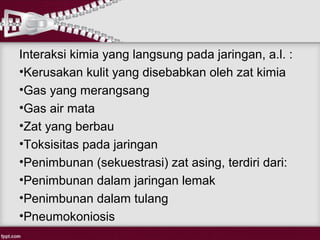 Fase kerja toksikan | PPT