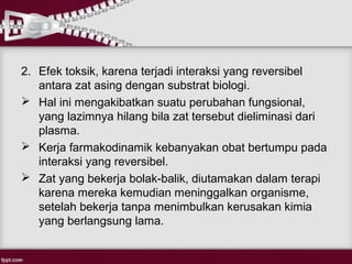 Fase kerja toksikan | PPT