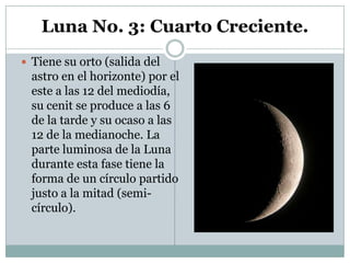 Fases de la luna | PPTX