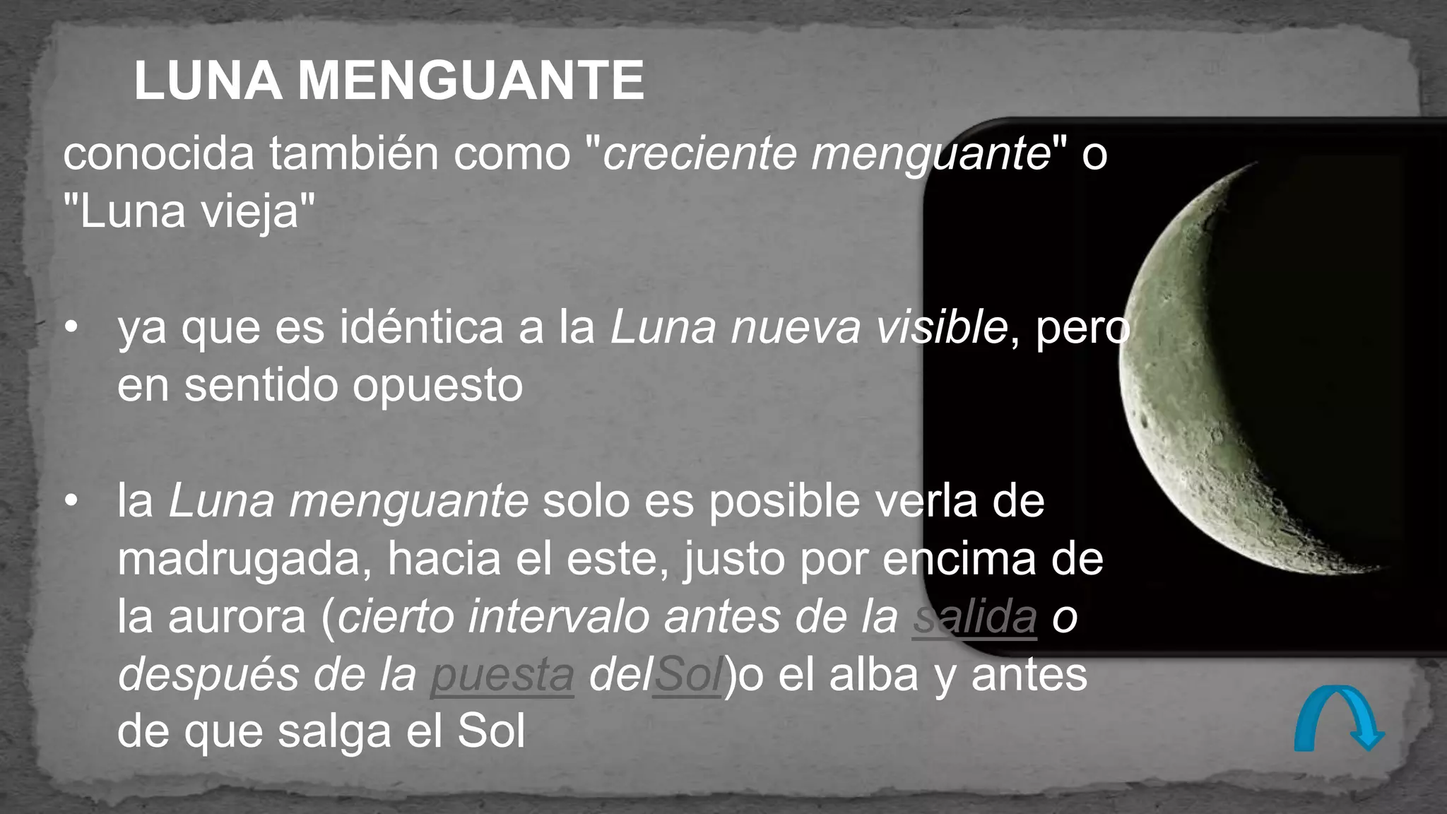 Fases de la luna | PPTX