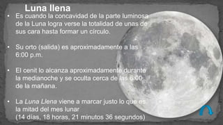 Fases de la luna | PPTX