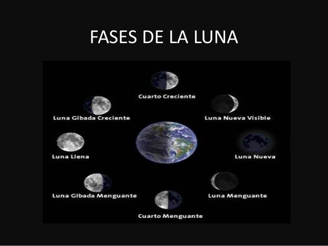 Fases de la luna en imágenes