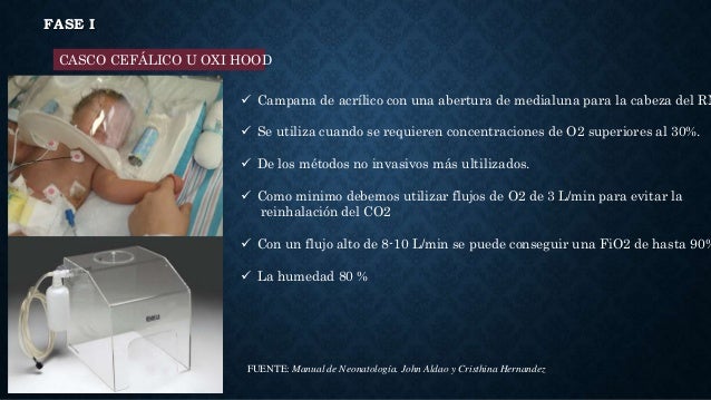 Fases de la Oxigenoterapia Neonatal