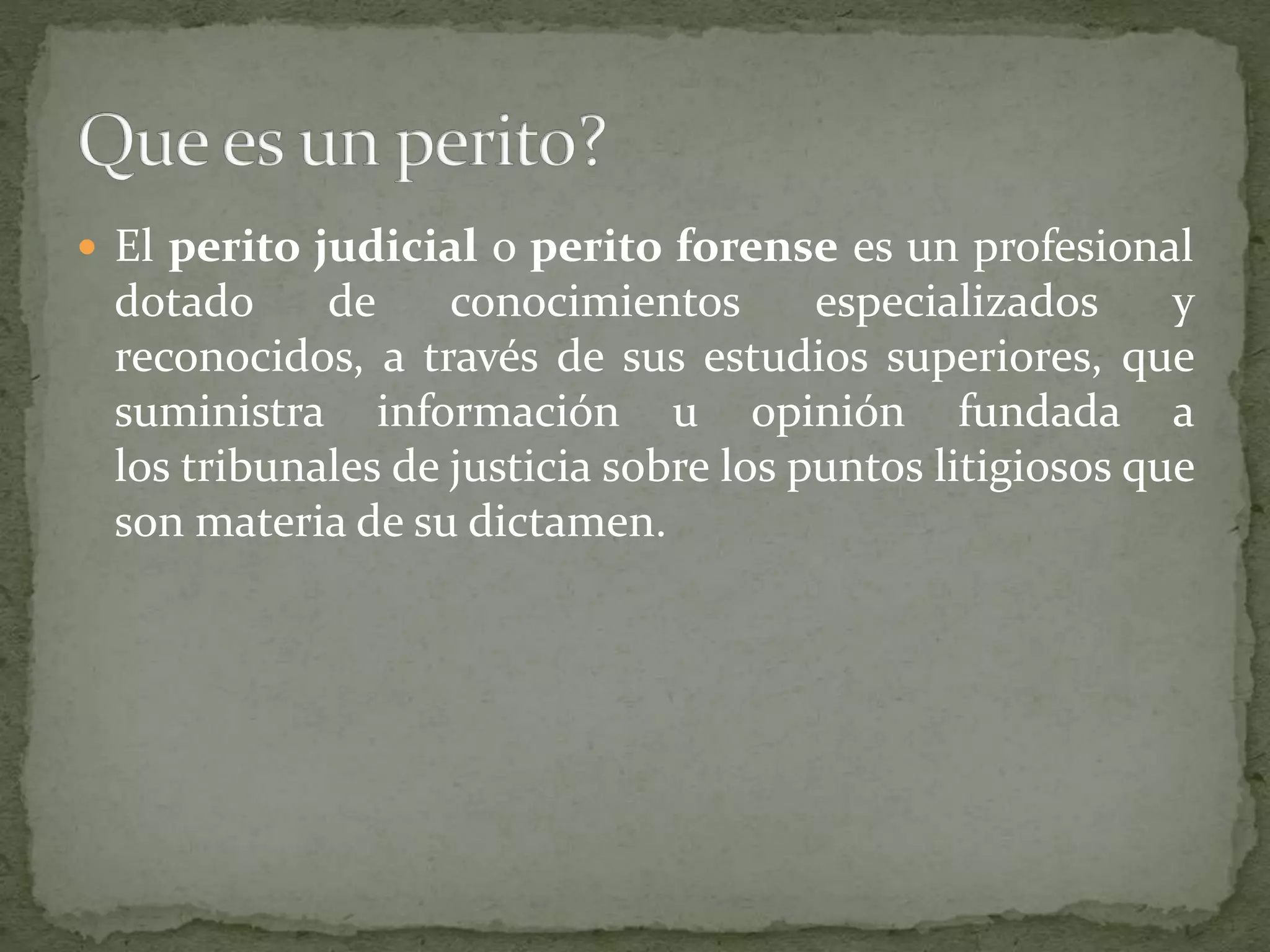 Fases del peritaje (1) | PPTX