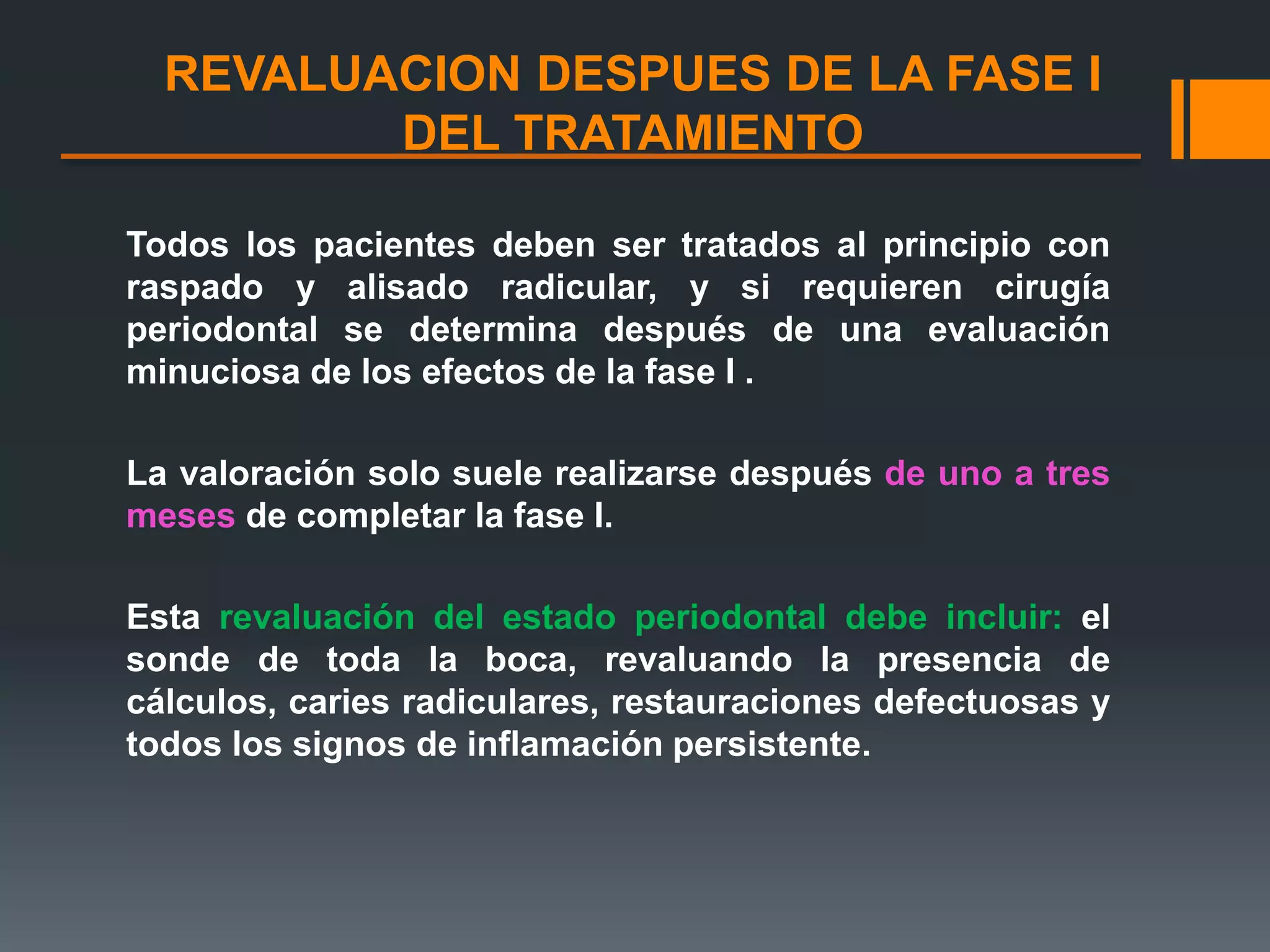 Fases del tratamiento periodontal, Carranza, Periodontología clínica ...