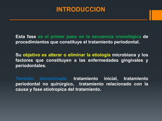 Fases del tratamiento periodontal, Carranza, Periodontología clínica ...