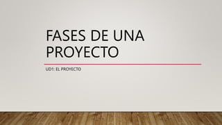 Fases de una proyecto de EDIFICACIon, obra civil | PPTX