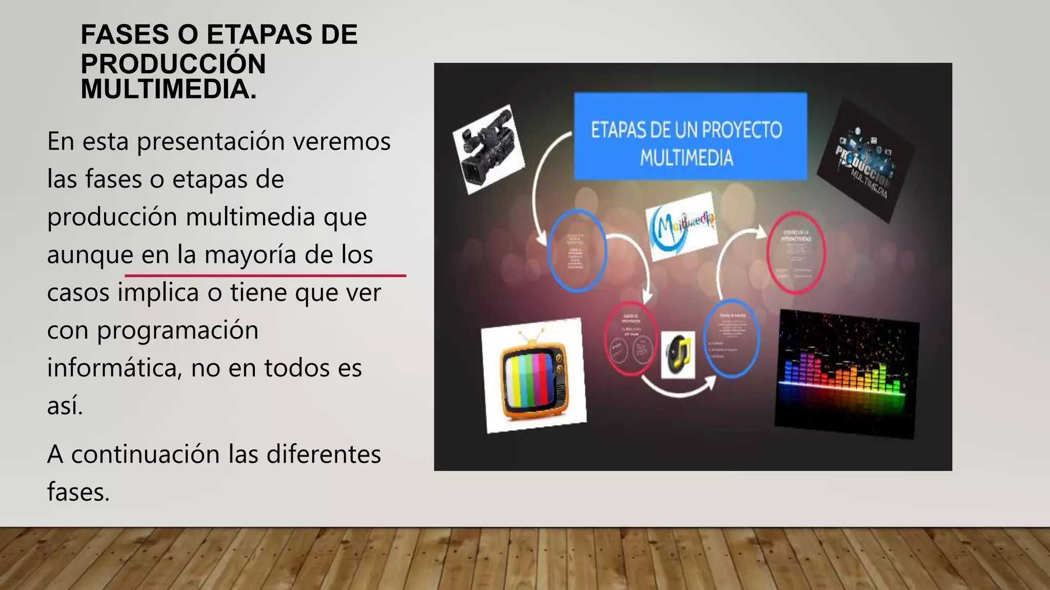 Fases o etapas de producción multimedia (1) | PPTX