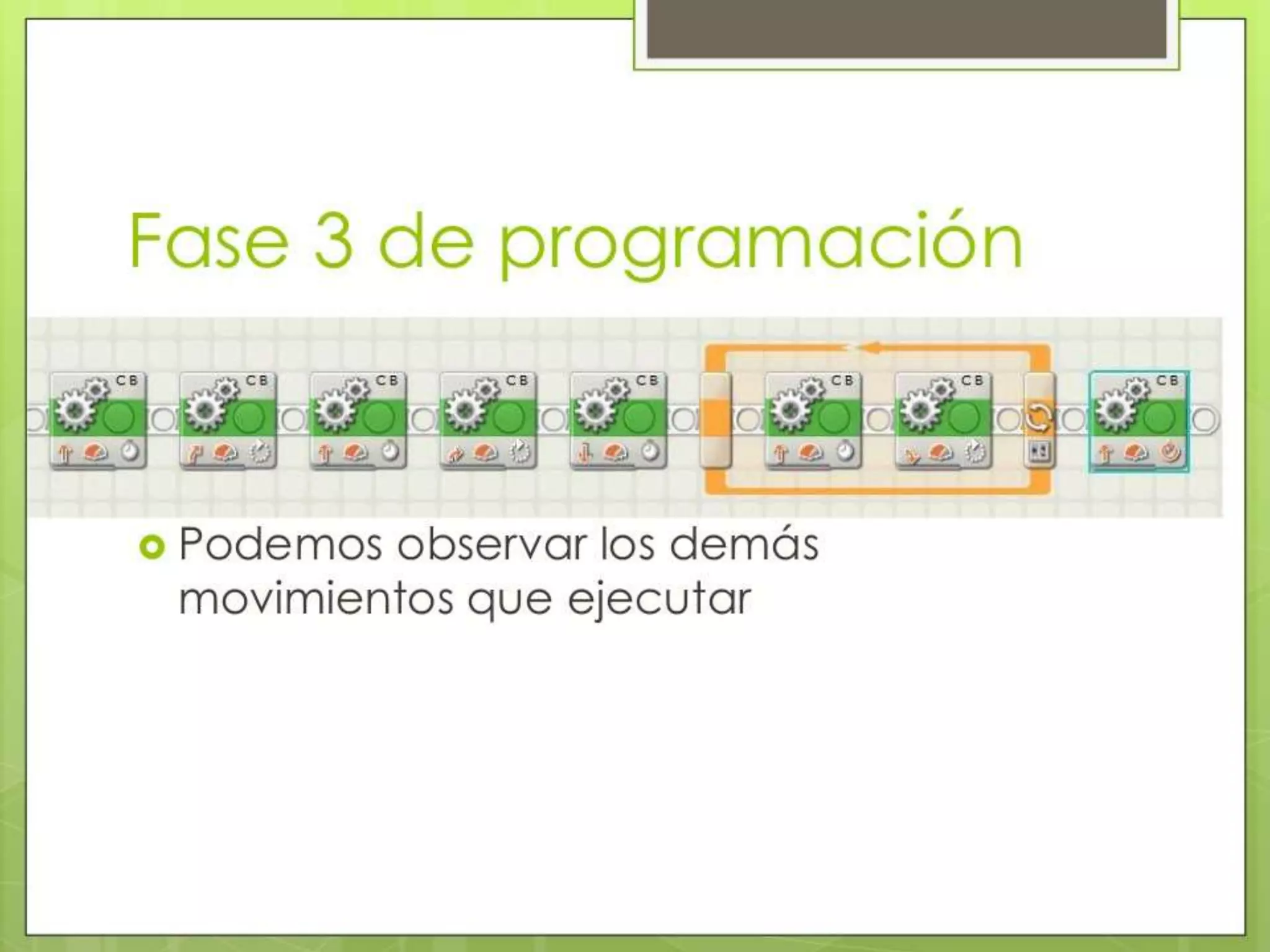 3 Fases De Programacion LEGO MINDSTORM NXT | PPTX