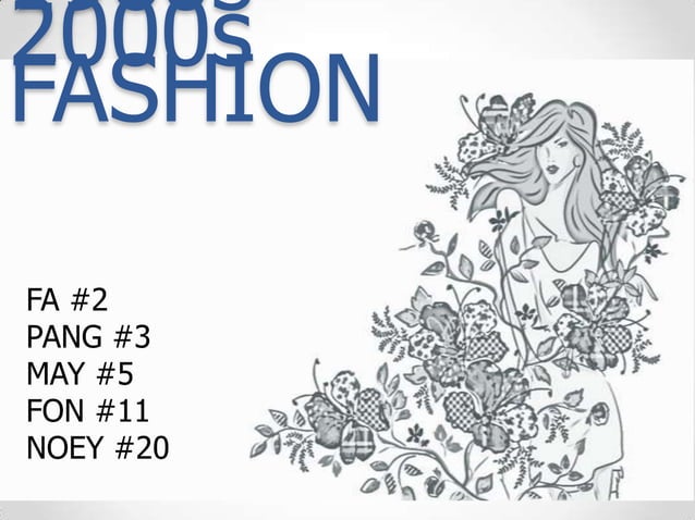 1960s - 2000s FASHION | PPTX