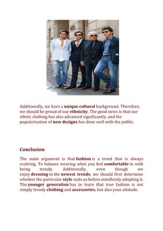 Fashion and its Influences | PDF