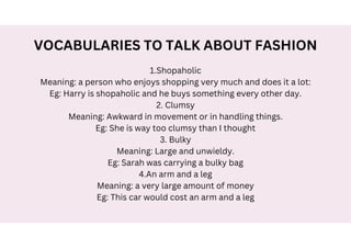 FASHION. pdf presentation about fashion and design | PDF