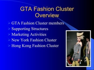Fashion Cluster | PPT