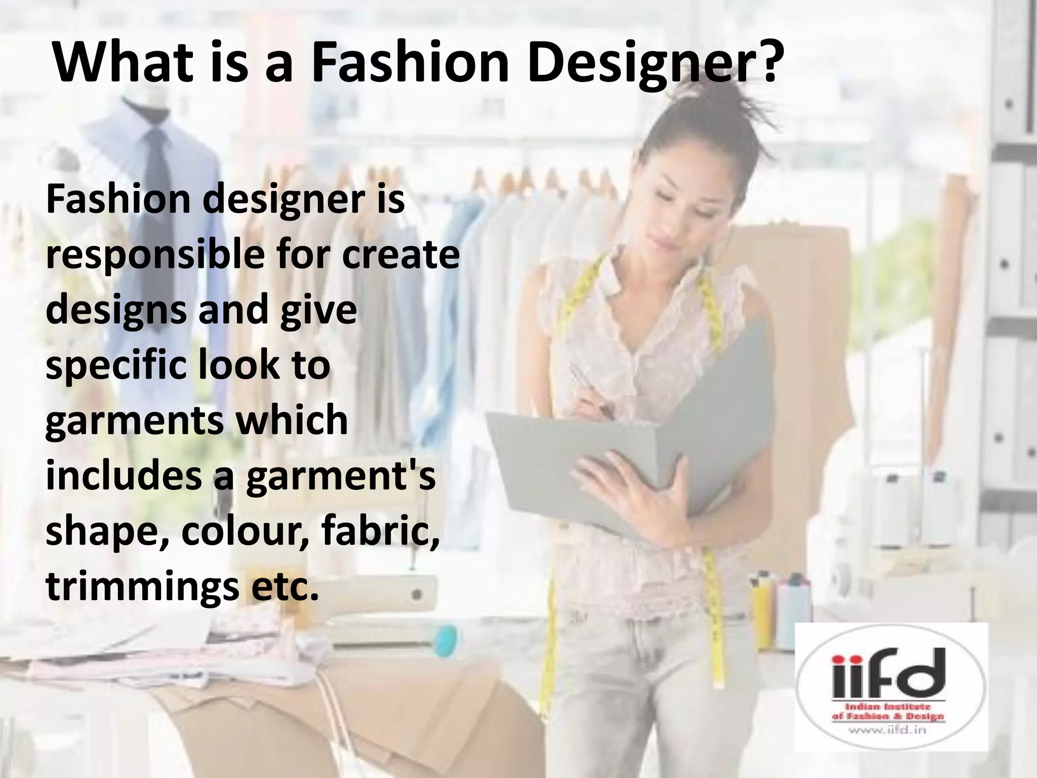 Career in Fashion Designing | PDF