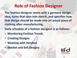 Career in Fashion Designing | PDF