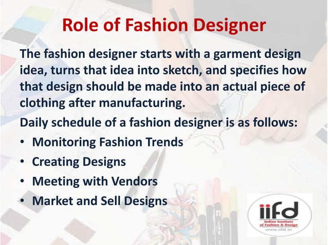 Career in Fashion Designing | PDF