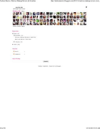 Fashion meows-reviews-motives-cosmetics | PDF