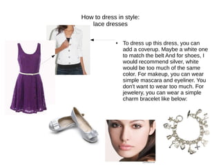 Fashion advcie:how to dress up and down an outfit | ODP
