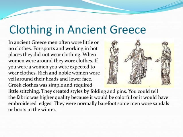 Fashion and clothing in ancient civilisations | PPTX