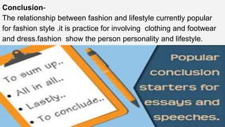 Fashion and lifestyle | PPTX