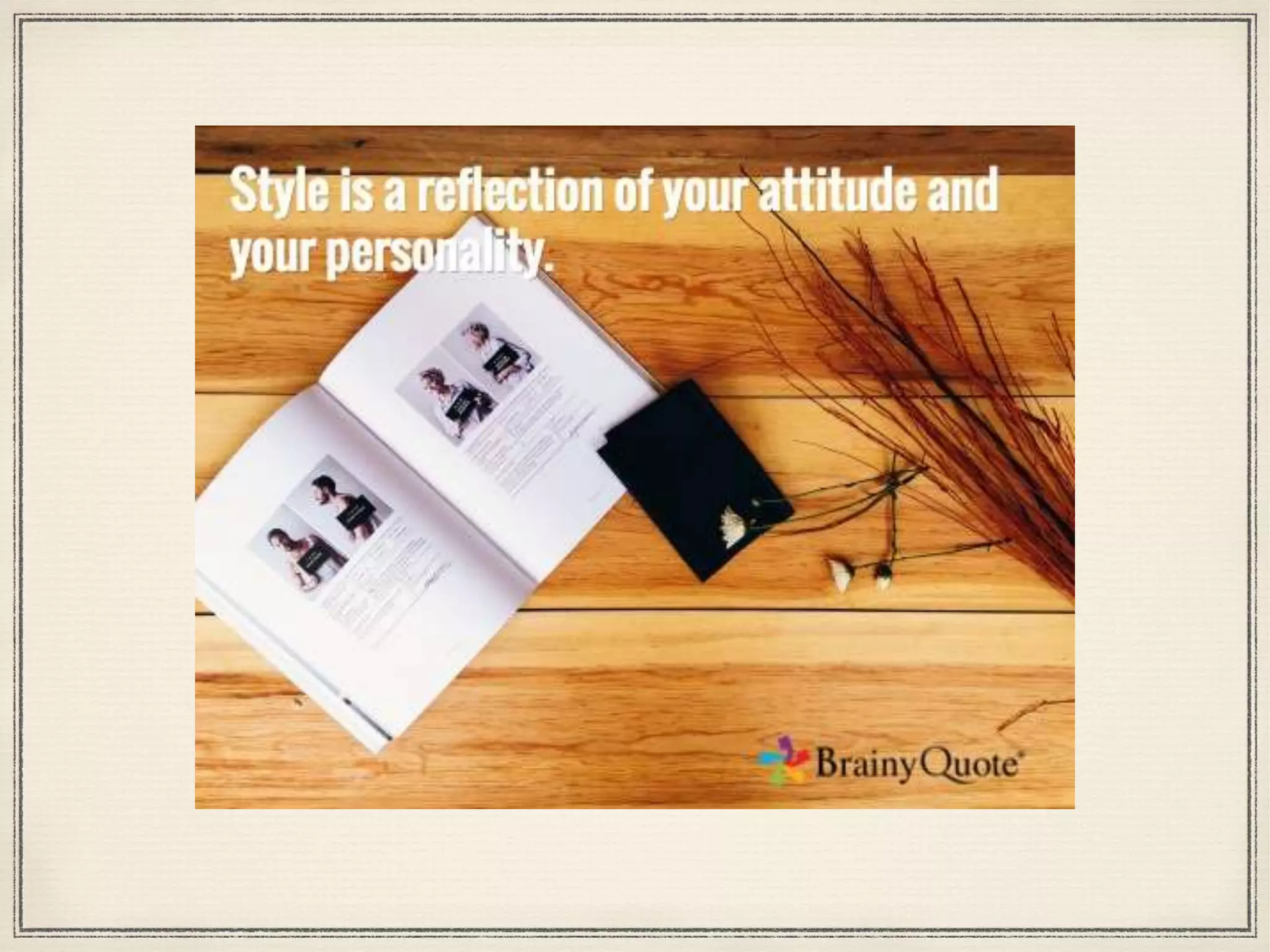 Fashion and self perception | PPT