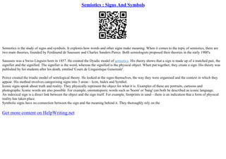 Fashion And Semiotics Essay | PPT